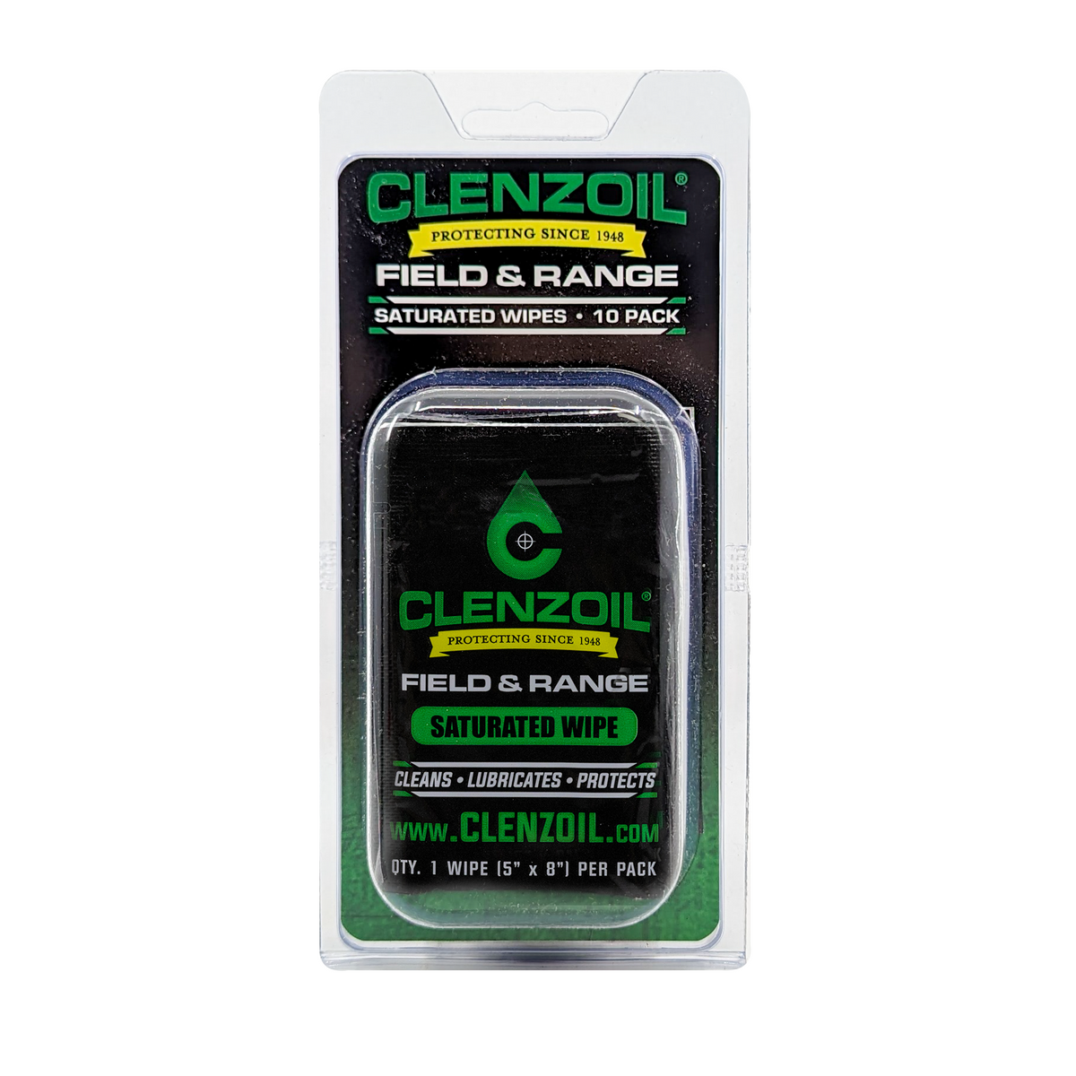 Clenzoil CLP – Field & Range – Pre-Saturated Single-Use Wipes 10-Pack