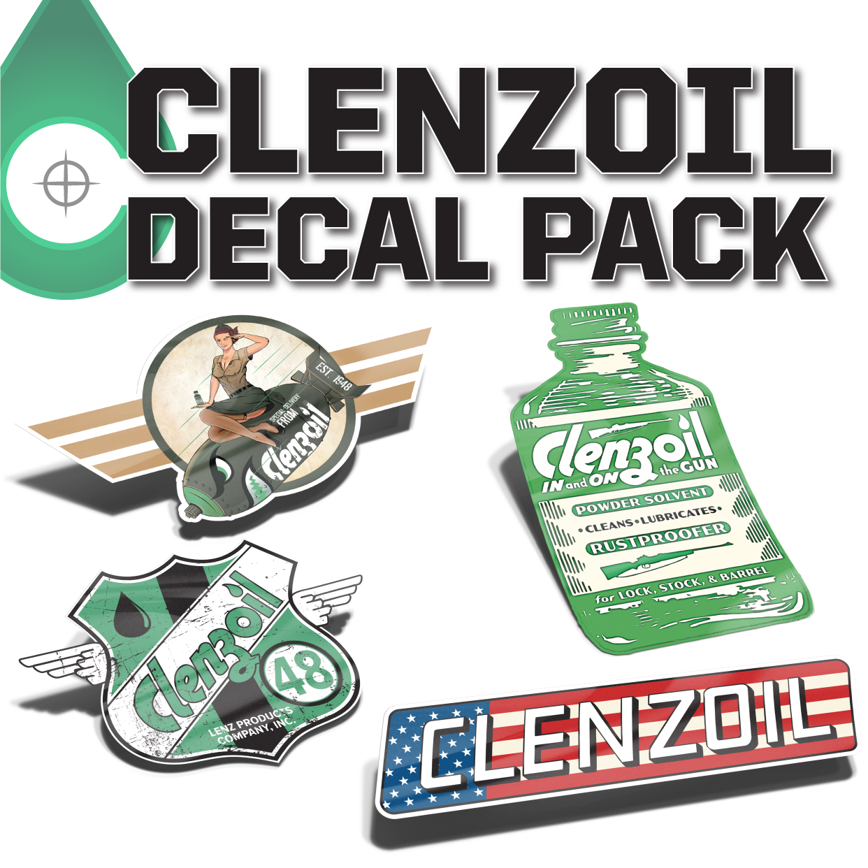 Clenzoil Decal Pack